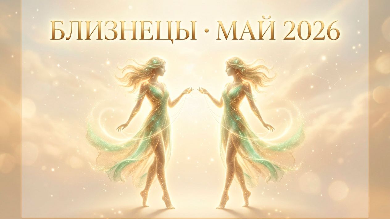 БЛИЗНЕЦЫ — Гороскоп май 2026: Месяц открытых окон и новых смыслов ♊