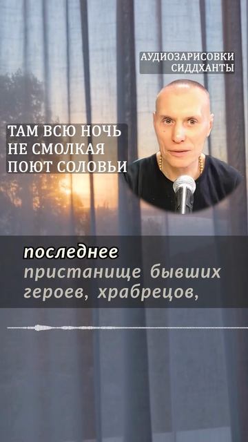 Там всю ночь не смолкая поют соловьи. Аудиозарисовки Сиддханты (Вячеслава Чернина)