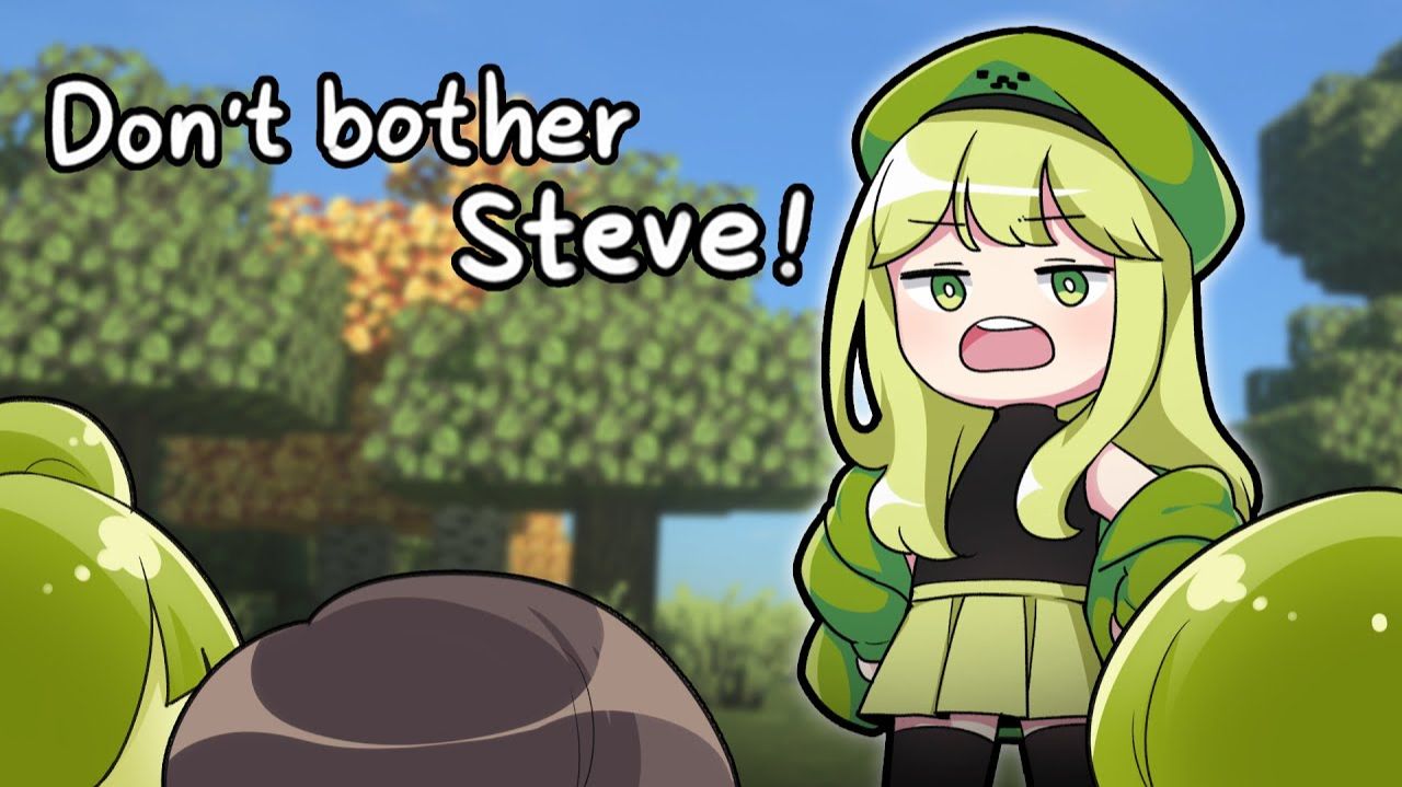 Слизь против крипера Майнкрафт аниме