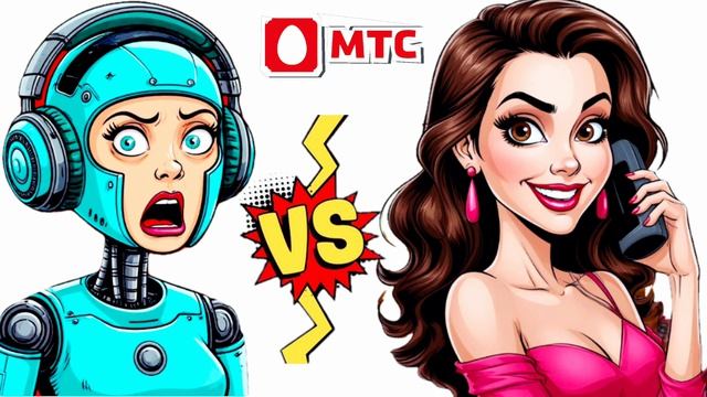 Мошенница из "МТС" прикинулась роботом 🤖🤦♀️🤣