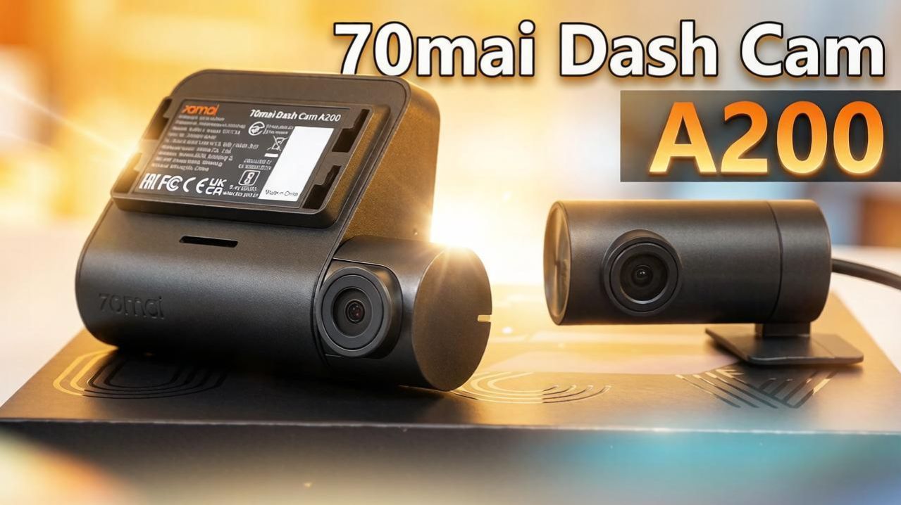 ХОРОШО И НЕДОРОГО 👉 70Mai Dash Cam A200 💥 HDR, WI-FI, ЗАДНЯЯ КАМЕРА, СЛЕЖЕНИЕ 24/7