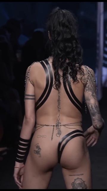 Black Tape Project LAFW #shorts #short #bikini #hottyfit