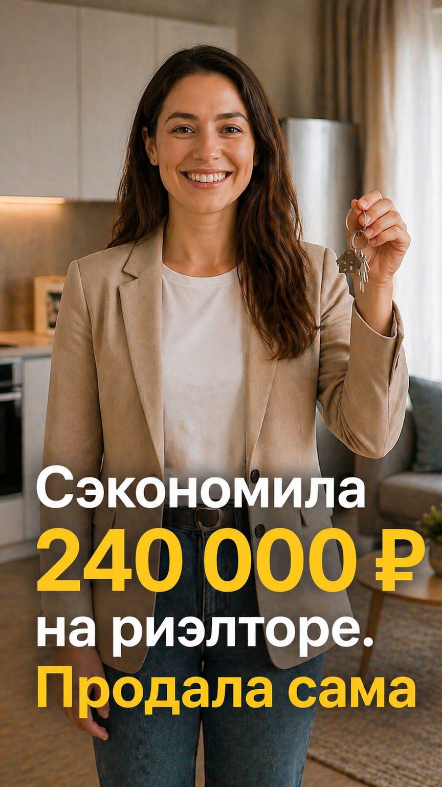 Продала 2-комнатную квартиру через сайт БН24 Сэкономила 240 000 рублей