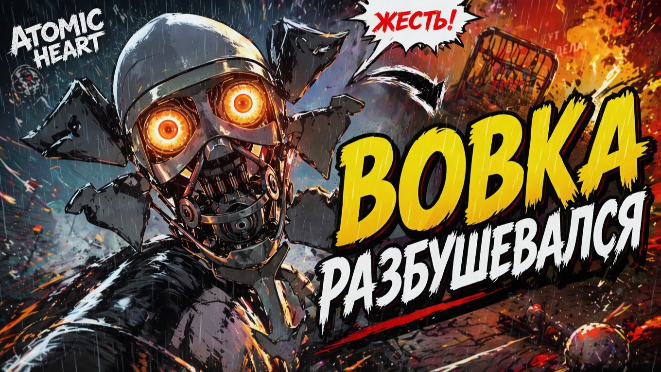 На меня напал ВОВКА | Atomic Heart #2