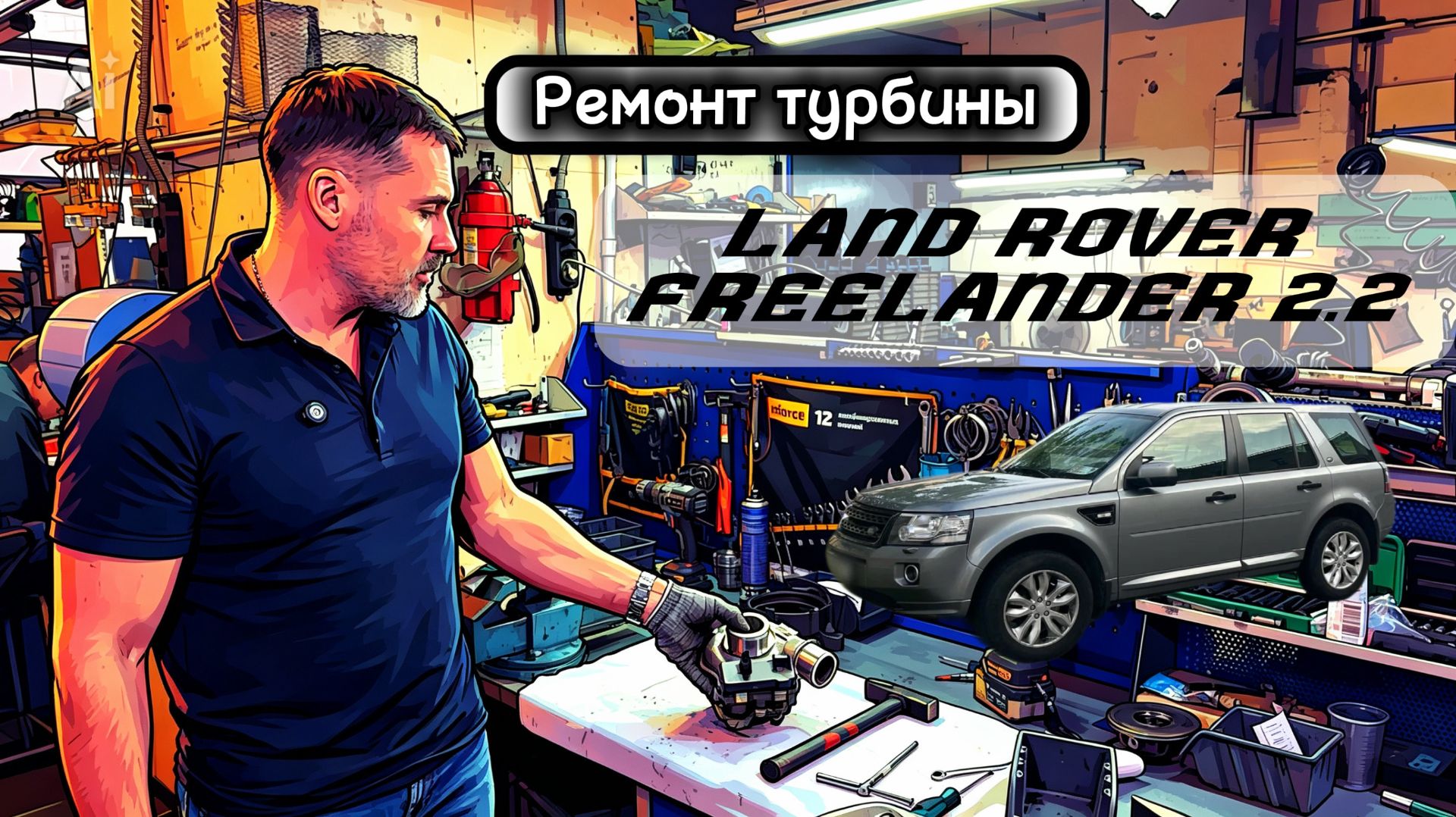 Land Rover Freelander 2, мотор 2.2. Ремонт турбины.