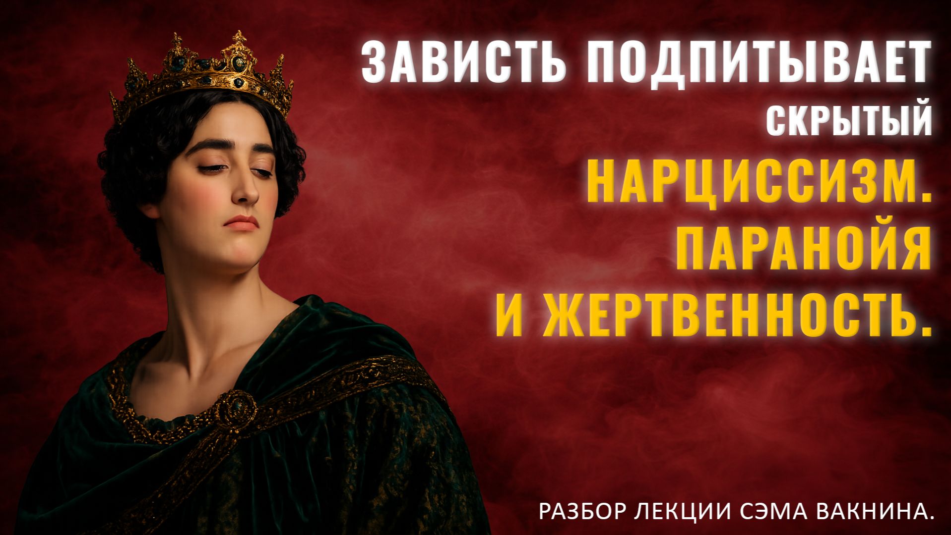 ЗАВИСТЬ ПОДПИТЫВАЕТ СКРЫТЫЙ НАРЦИССИЗМ. ПАРАНОЙЯ И ЖЕРТВЕННОСТЬ. Разбор лекции.