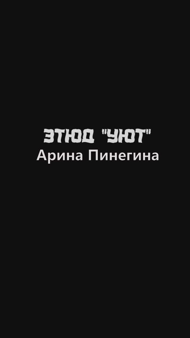 Видеоэтюд "УЮТ" Арина Пинегина