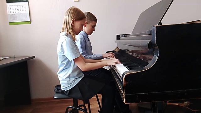 Дуэт Петрищева Мария-Горюнов Никита Обр. Е.Камальковой РНП "Неделька"