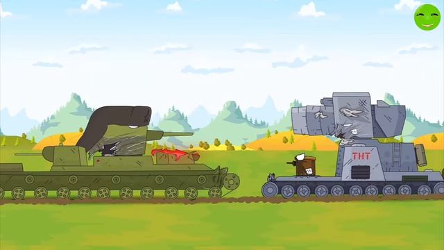 Мини-серии - мультики про танки. КВ-6 против монстр Гибрид