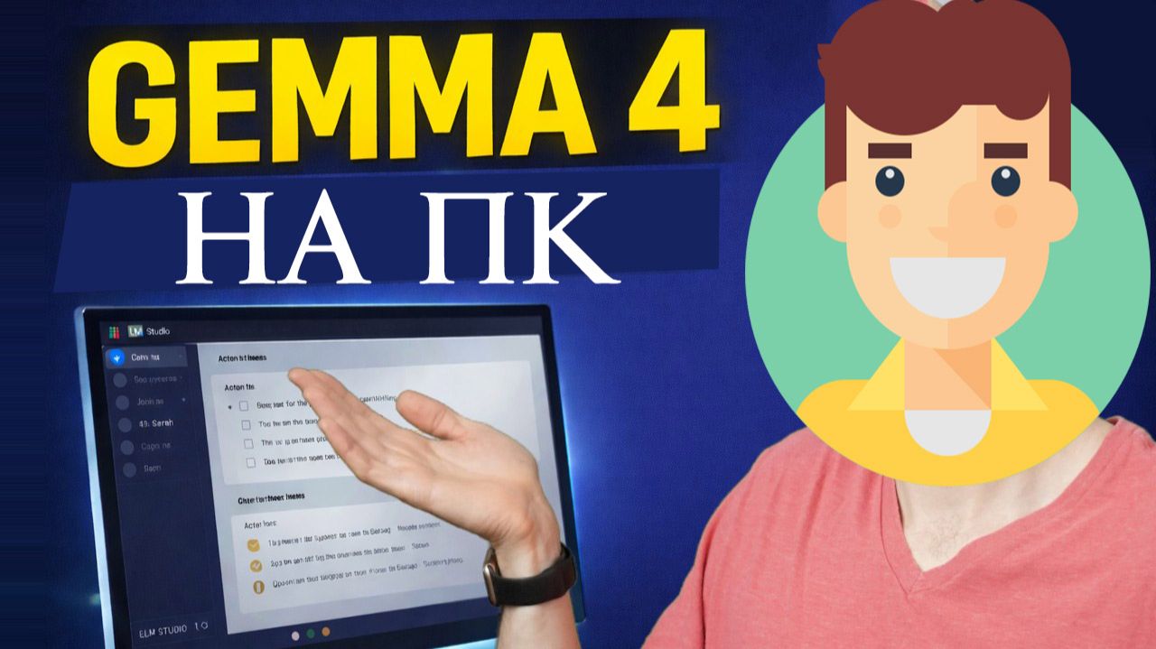 Gemma 4 Как скачать и запустить Нейросеть на Компьютере
