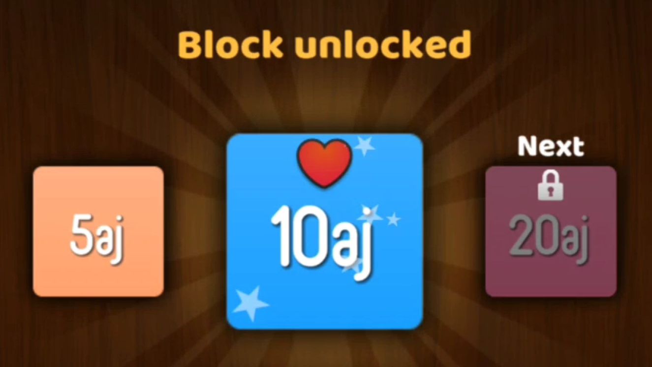 NumBlocks (2aj → 5aj → 10aj)