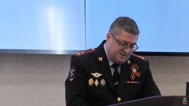 Министр Владимир Нефедов провел совещание по итогам деятельности МВД по КЧР за 1 квартал 2026 года