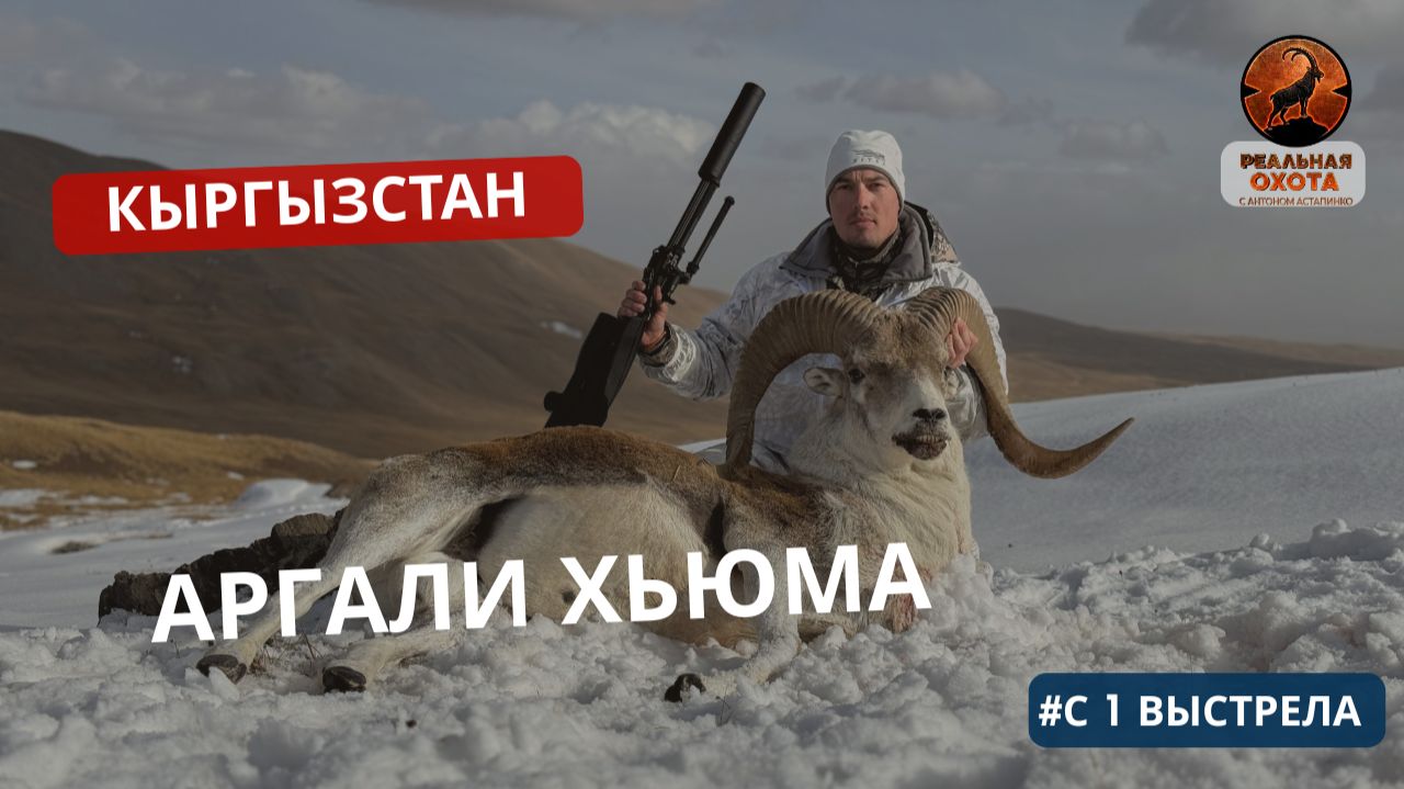 КЫРГЫЗСТАН | АРГАЛИ ХЬЮМА | РЕАЛЬНАЯ ОХОТА | С 1 ВЫСТРЕЛА