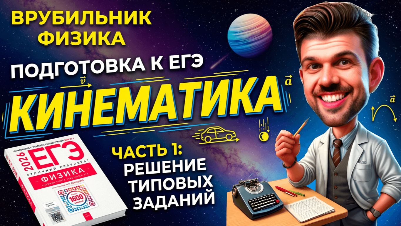 ЕГЭ Физика. Урок 2 Кинематика. Практика задания Часть 1
