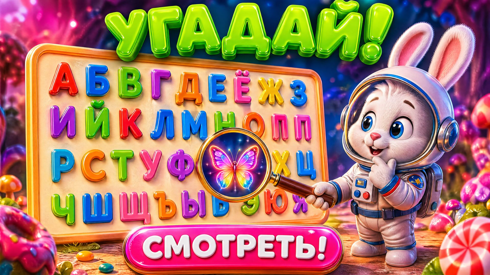 👉БОЛЬШОЙ СБОРНИК 🔍 Алфавит под Лупой: Все серии подряд! Большой развивающий мультик