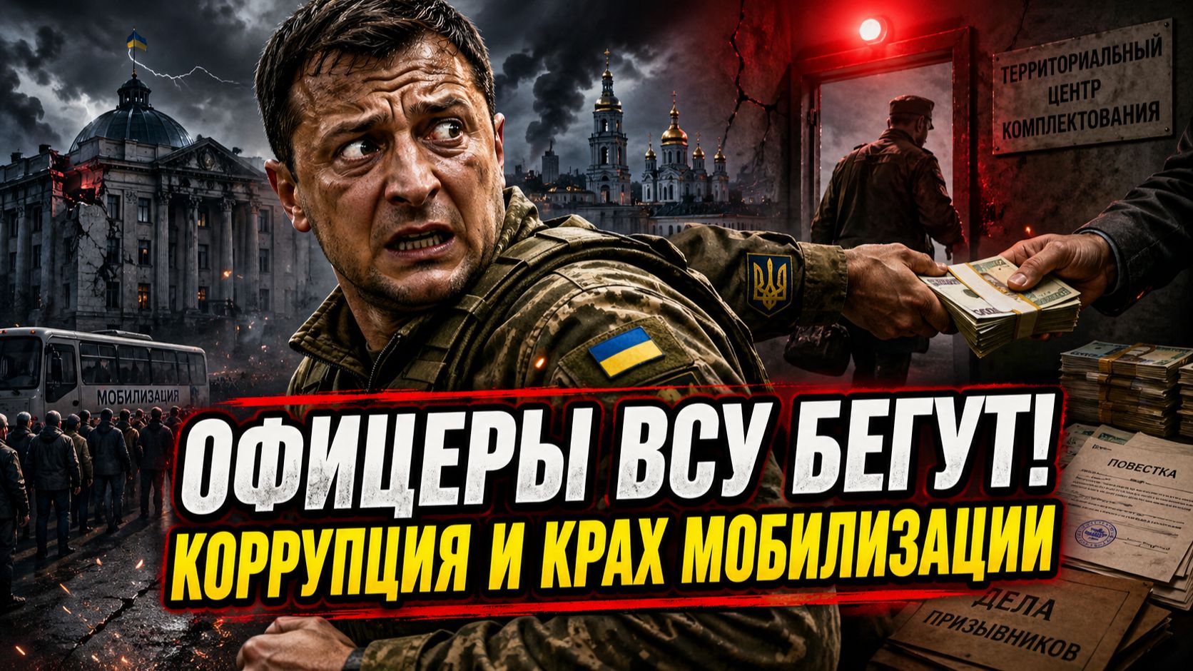 Офицеры ВСУ Массово Бегут: Коррупция Разъела Армию и Крах Мобилизации Украины