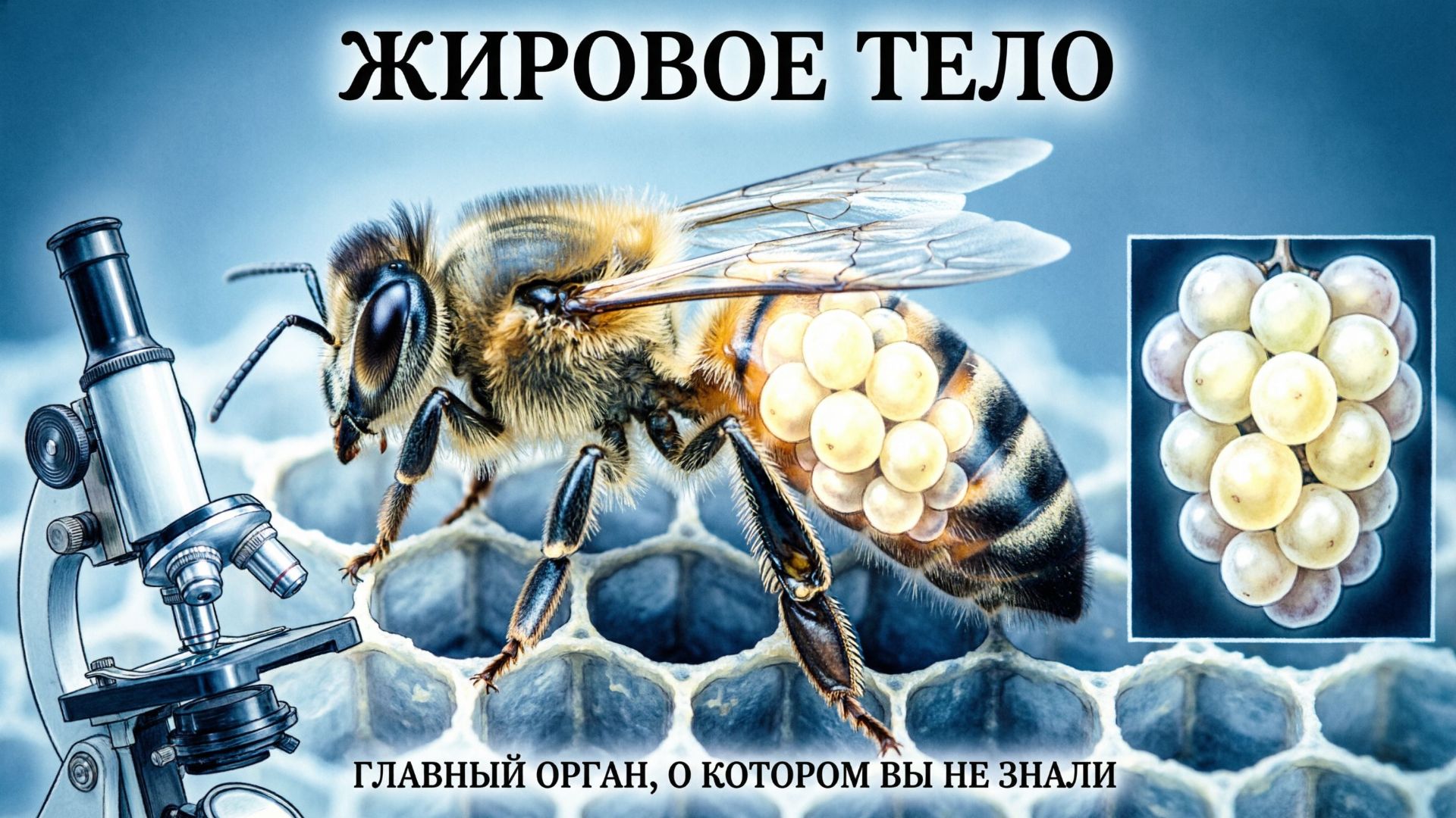 Что такое жировое тело и зачем оно пчеле? Объясняет профессор Кашковский