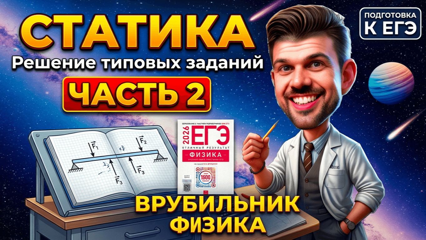 Тема 3 Статика ЕГЭ 2026 Физика решение задач второй части ЕГЭ