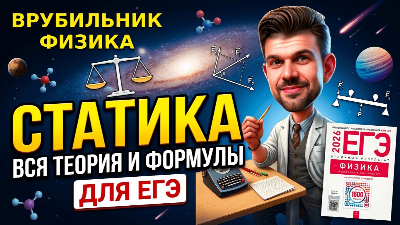 Тема 3 Статика ЕГЭ 2026 Физика Теория