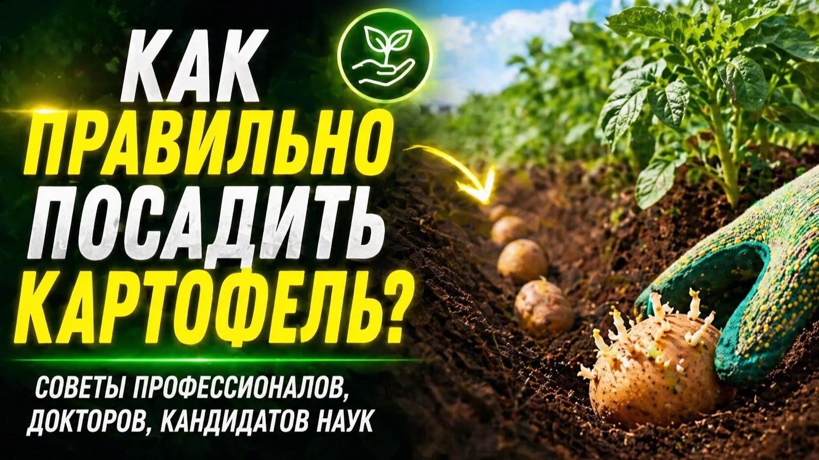Посадка картошки. Для роста и силы – баковая смесь из биопрепаратов