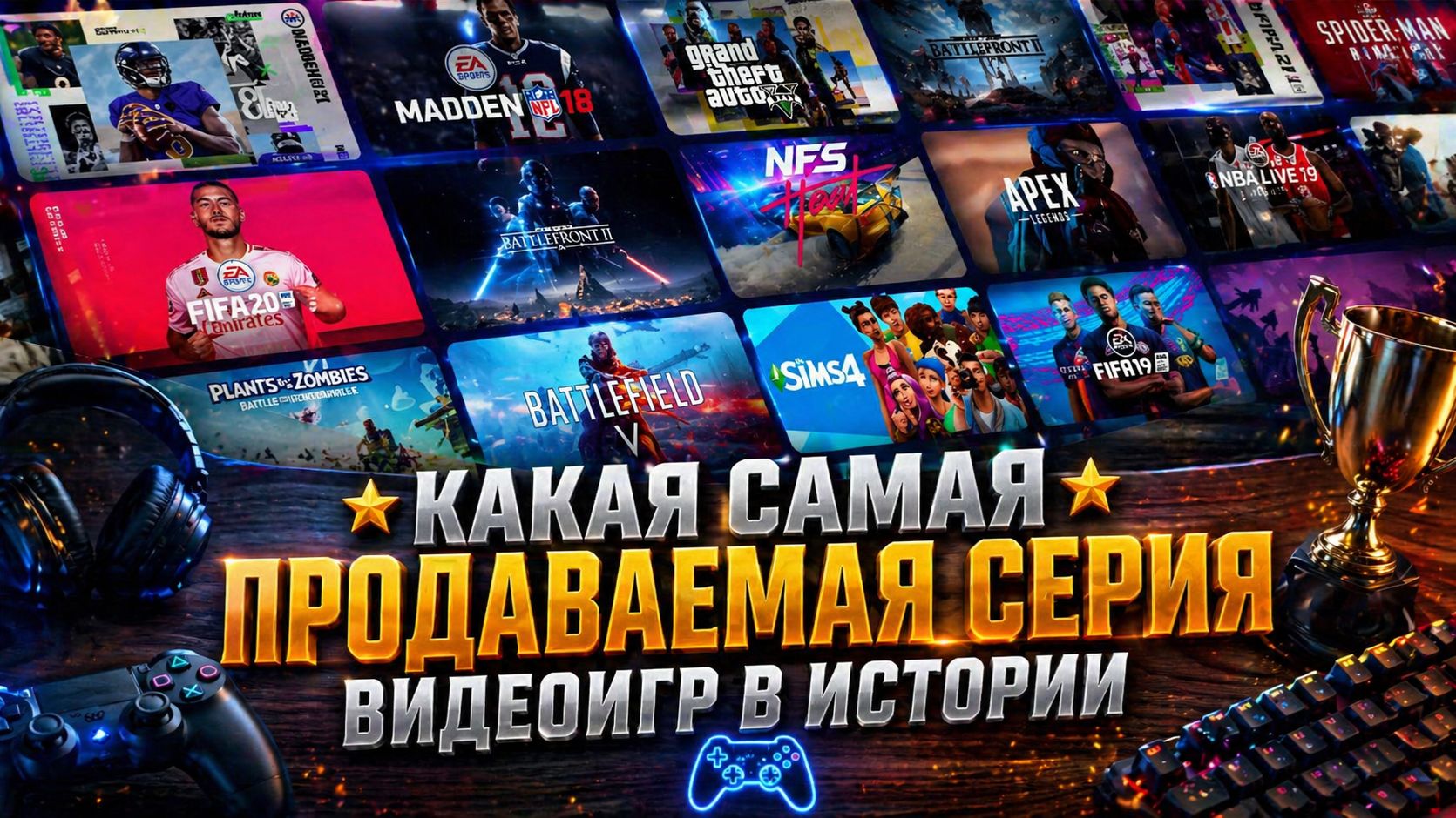 🎮📊САМЫЕ ПРИБЫЛЬНЫЕ ИГРОВЫЕ ФРАНШИЗЫ В ИСТОРИИ