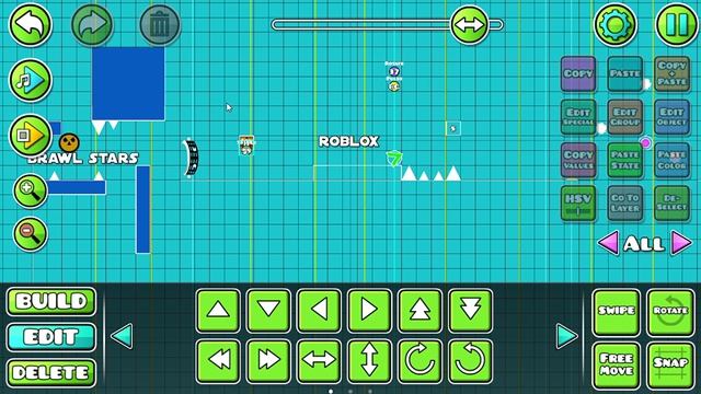 Geometry dash постройка уровня ДЕНЬ 11 с 1 мая и ОБНОВЛЕНИЕ SFX