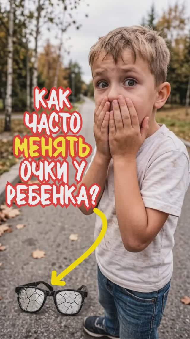 СРОЧНО проверь: когда МЕНЯТЬ очки ребёнку. ТОП советы!