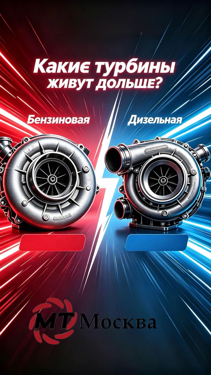 Какие турбины служат дольше, бензиновые или дизельные?