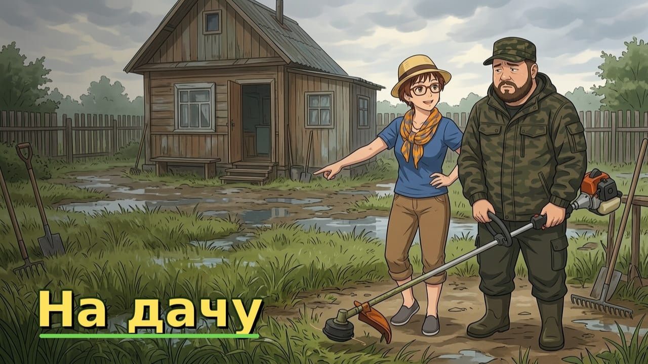 На дачу // юмористическая, алкоголическая // время V минус // Алексей Смирнов