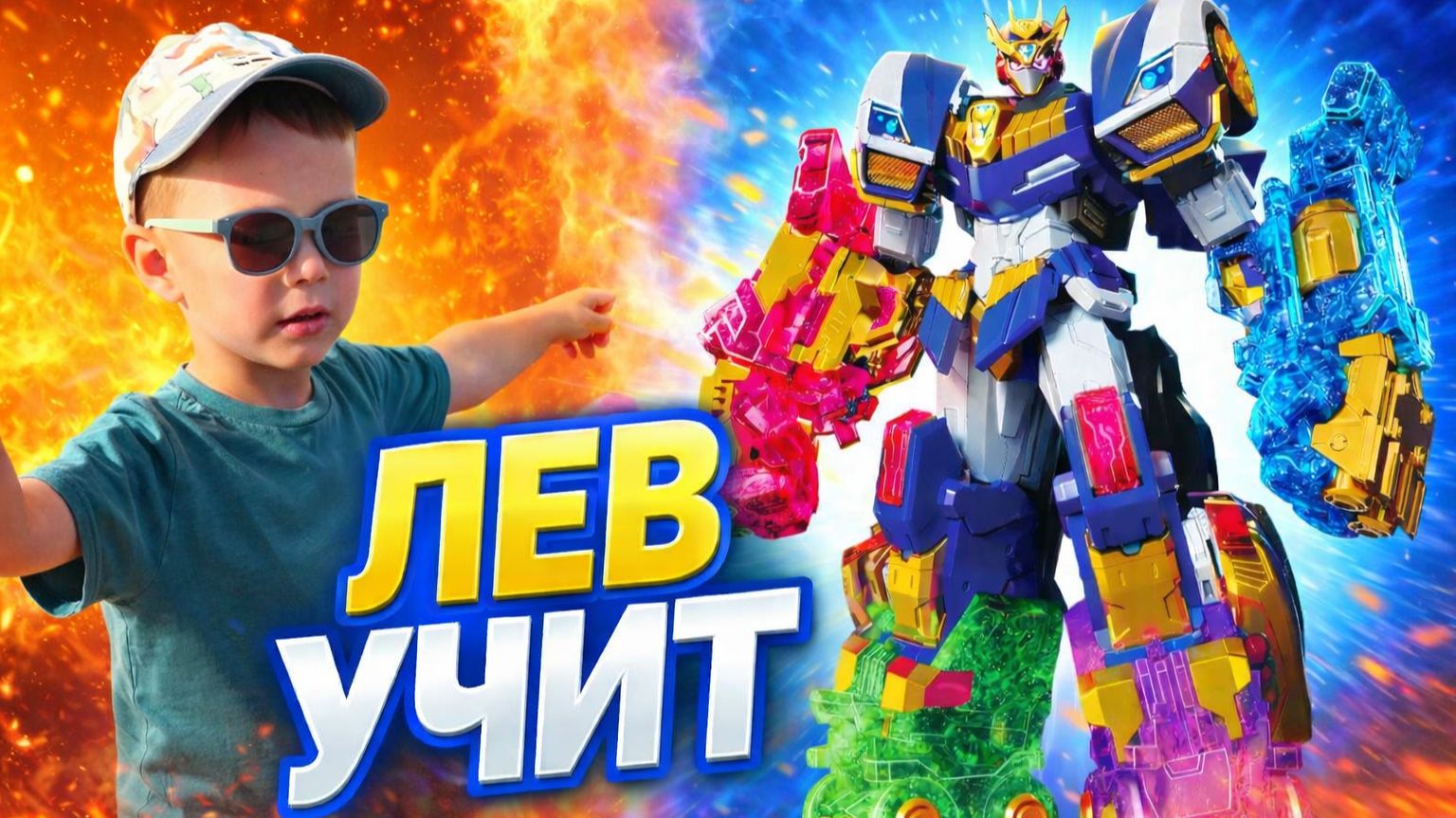 Блю коп ультимейт - трансформируем (Metal Cardbot Blue Cop Ultimate блюкоп)/ЛЕВ УЧИТ