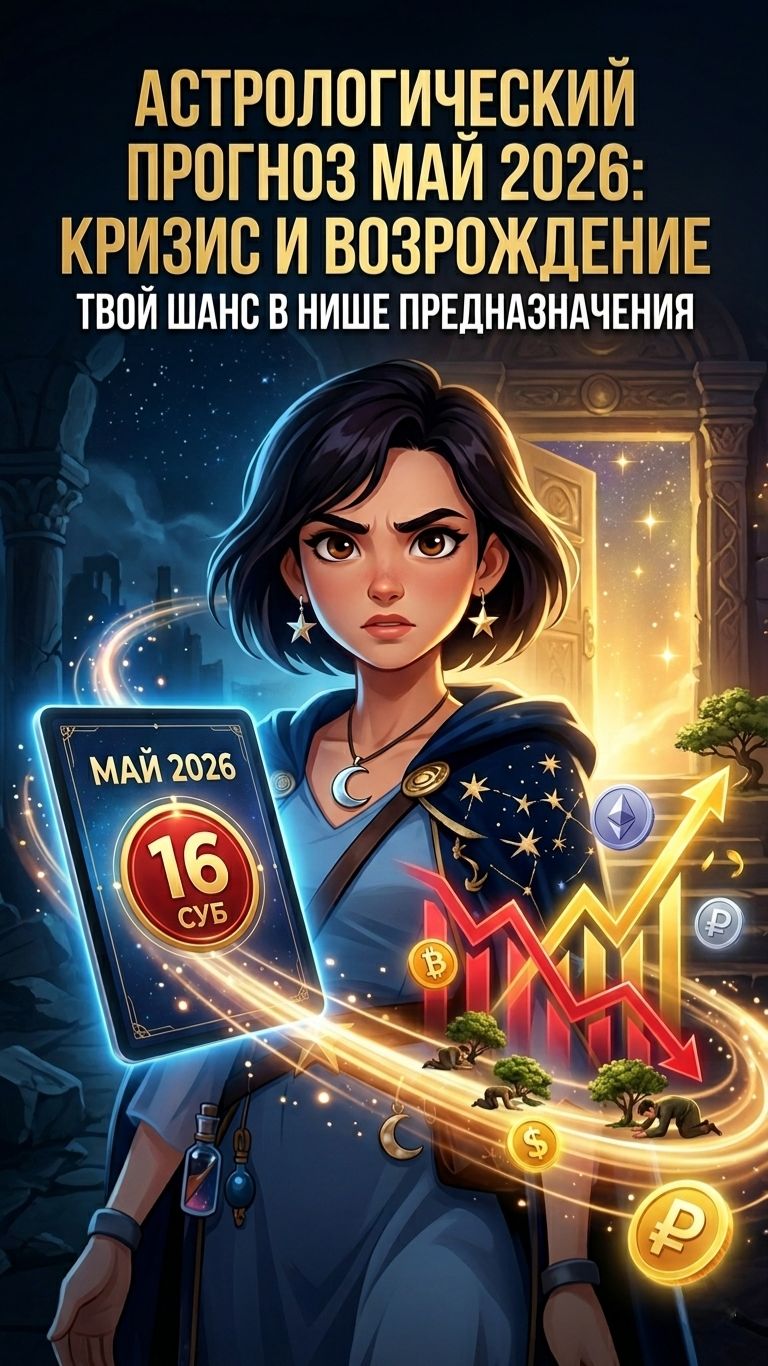 👉 ПРОГНОЗ НА МАЙ 2026 💰 Деньги, работа и судьбоносные решения | Астрология