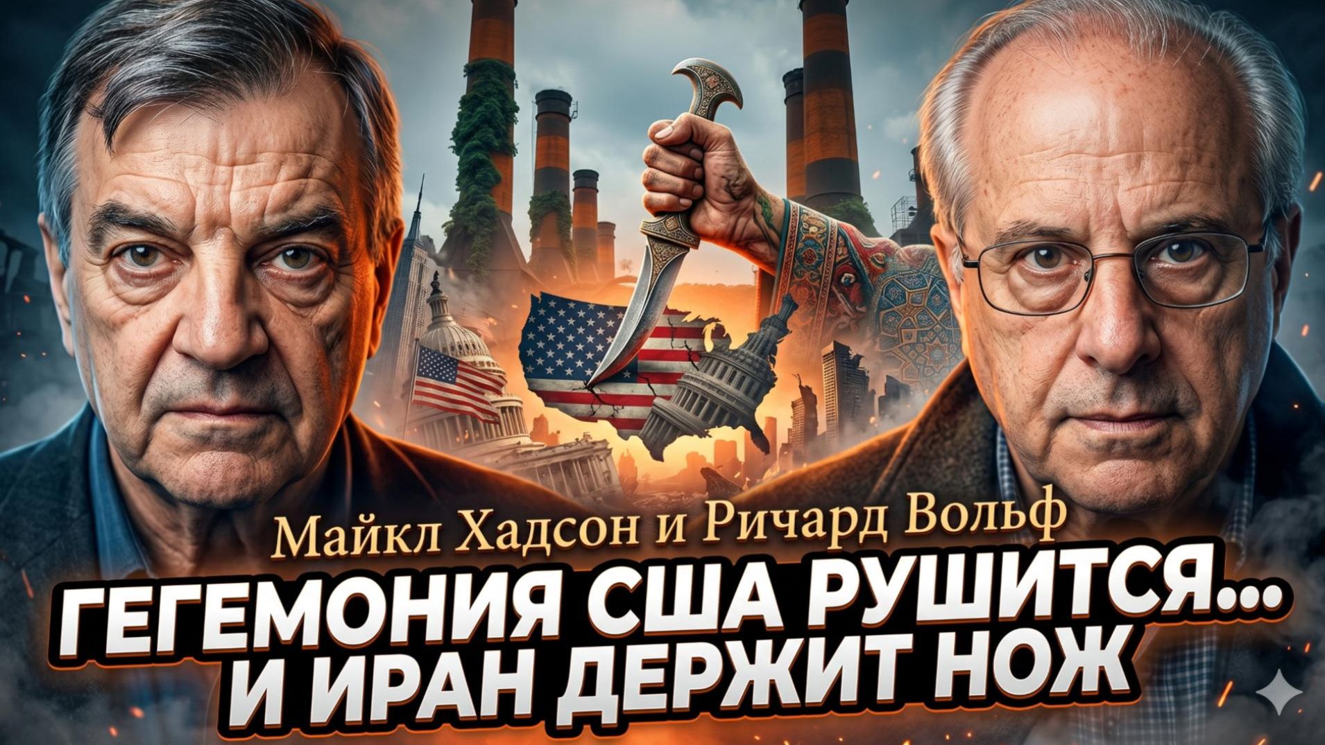 🗡️ Ричард Вулф и Хадсон | «Власть США падает, а Иран уже занёс нож над гегемонией»