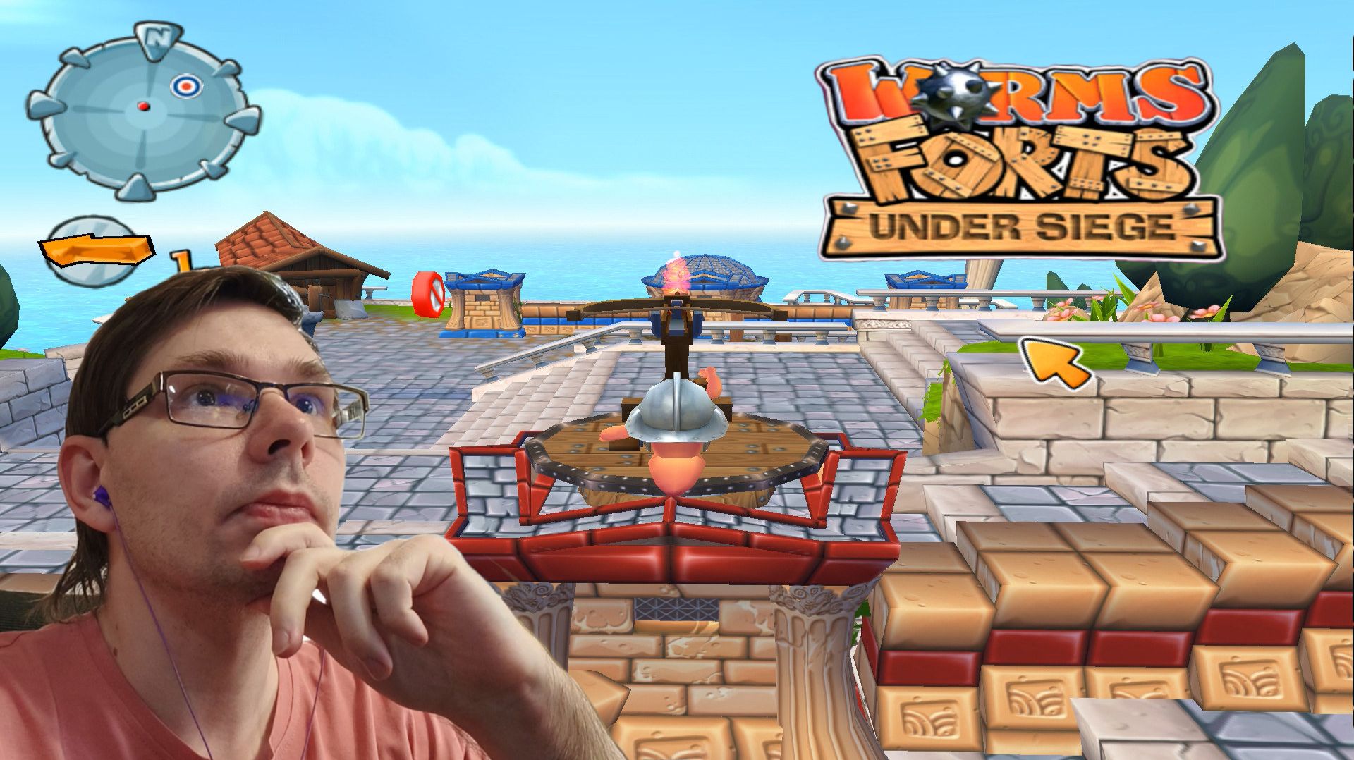 Ретроигры: Worms Forts - Under Siege (1)