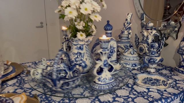 Гжель из серванта.