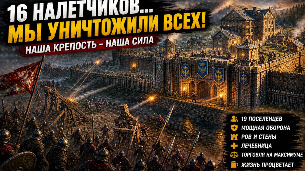 16 НАЛЁТЧИКОВ… МЫ УНИЧТОЖИЛИ ВСЕХ & Going Medieval #15