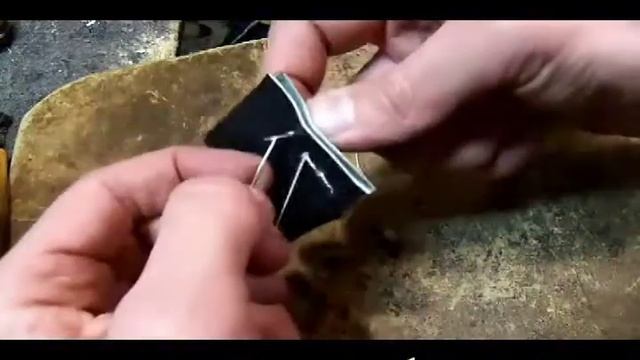 Как научится прошивать обувным крючком.