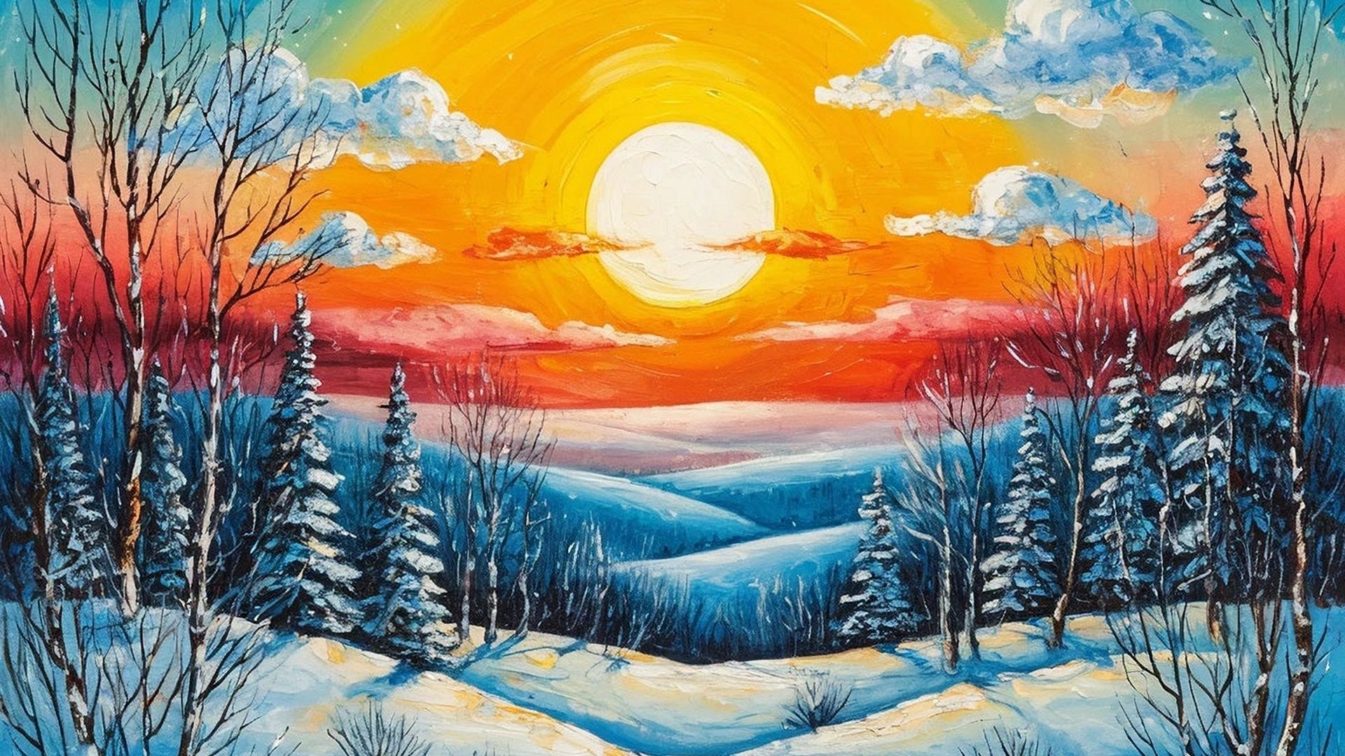 Зимнее солнце. Музыка Ambient из альбома "Время зимы"
