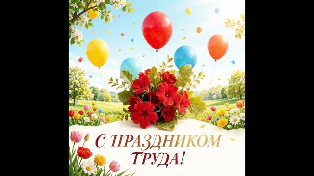 С Первомаем!