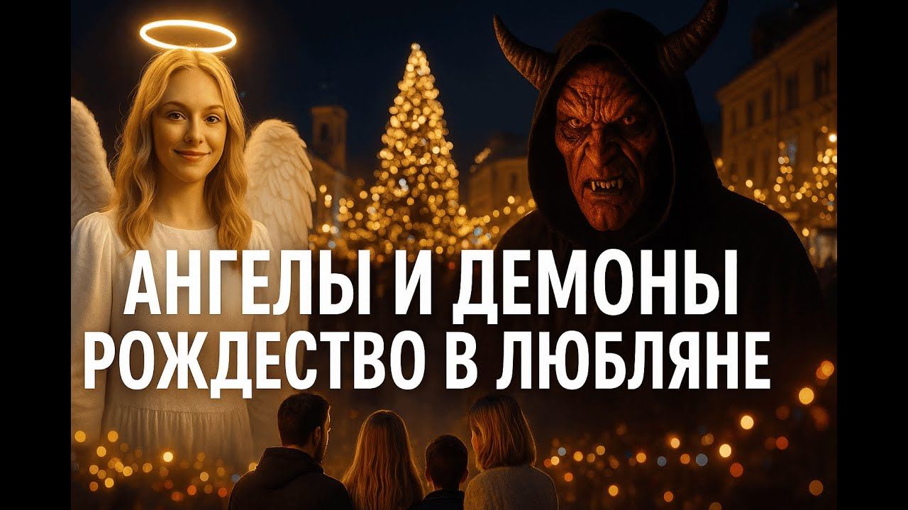 Такого мы не ожидали! Ангелы и демоны на улицах Любляны — праздник Миклауша 😱😇😈