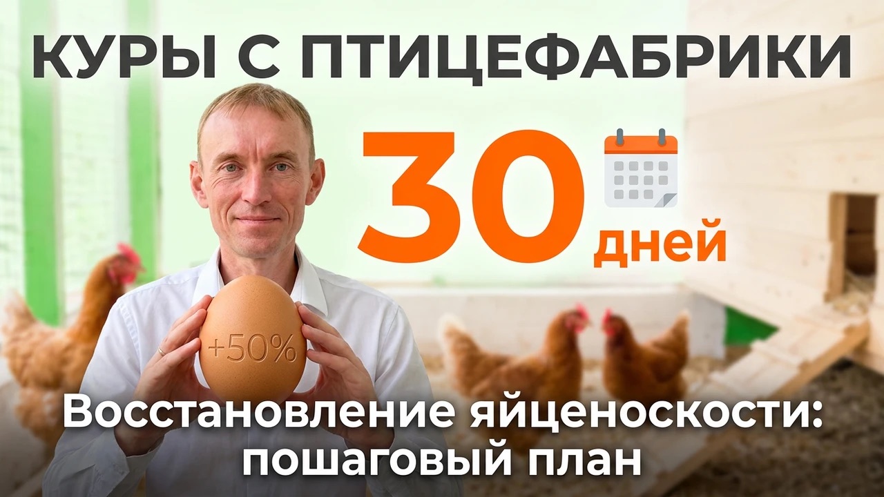 Куры с птицефабрики. Восстановление за 30 дней.
