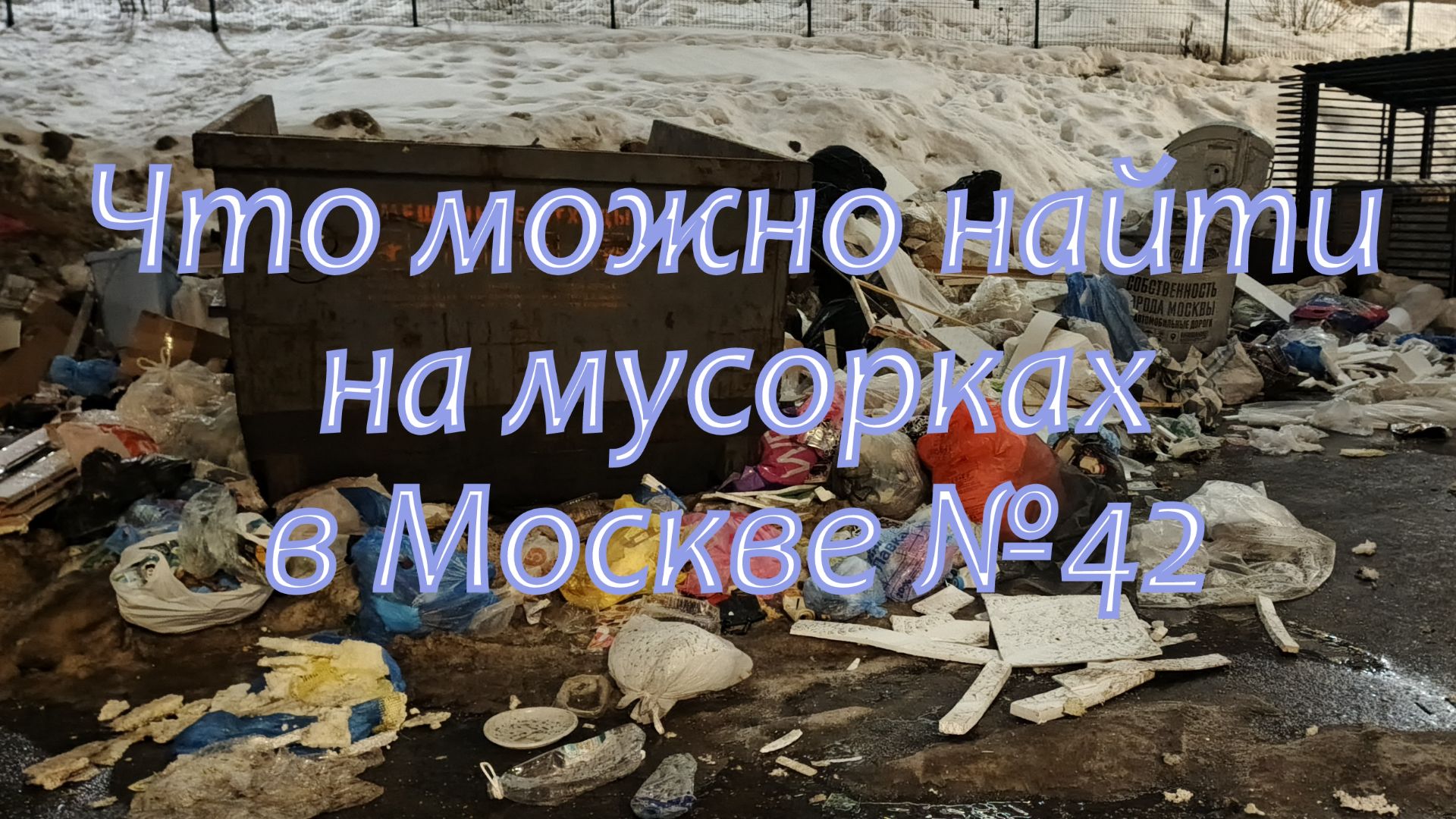 Что можно найти на мусорках в Москве №42