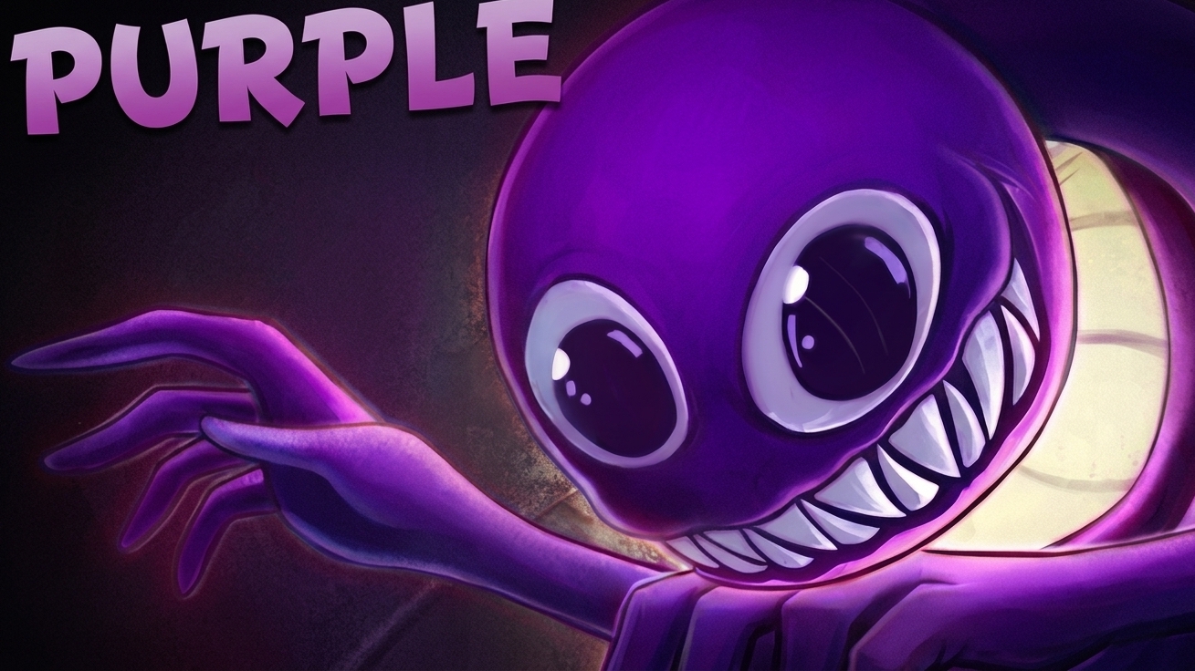 МУЛЬТИК ДЛЯ ДЕТЕЙ. РАДУЖНЫЕ ДРУЗЬЯ-ФИОЛЕТОВЫЙ ПЕРПЛ (Purple). МУЛЬТИК РОБЛОКС