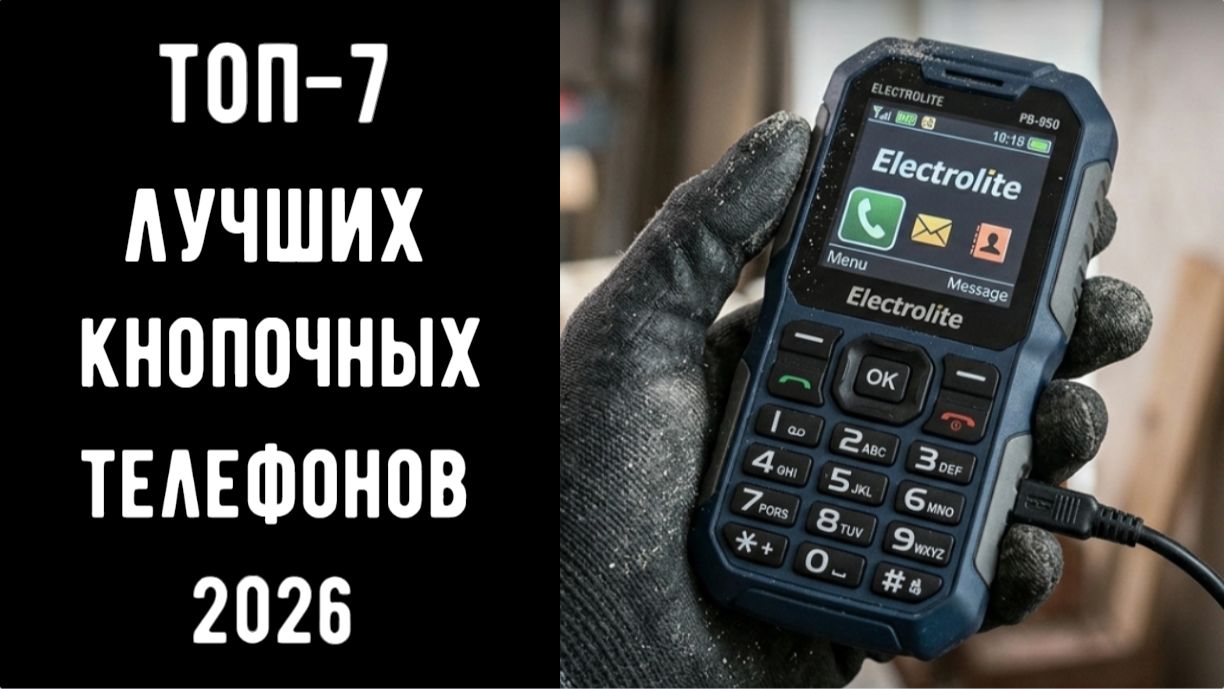 🔝ТОП-7 лучших кнопочных телефонов📱 Купить кнопочный 💰