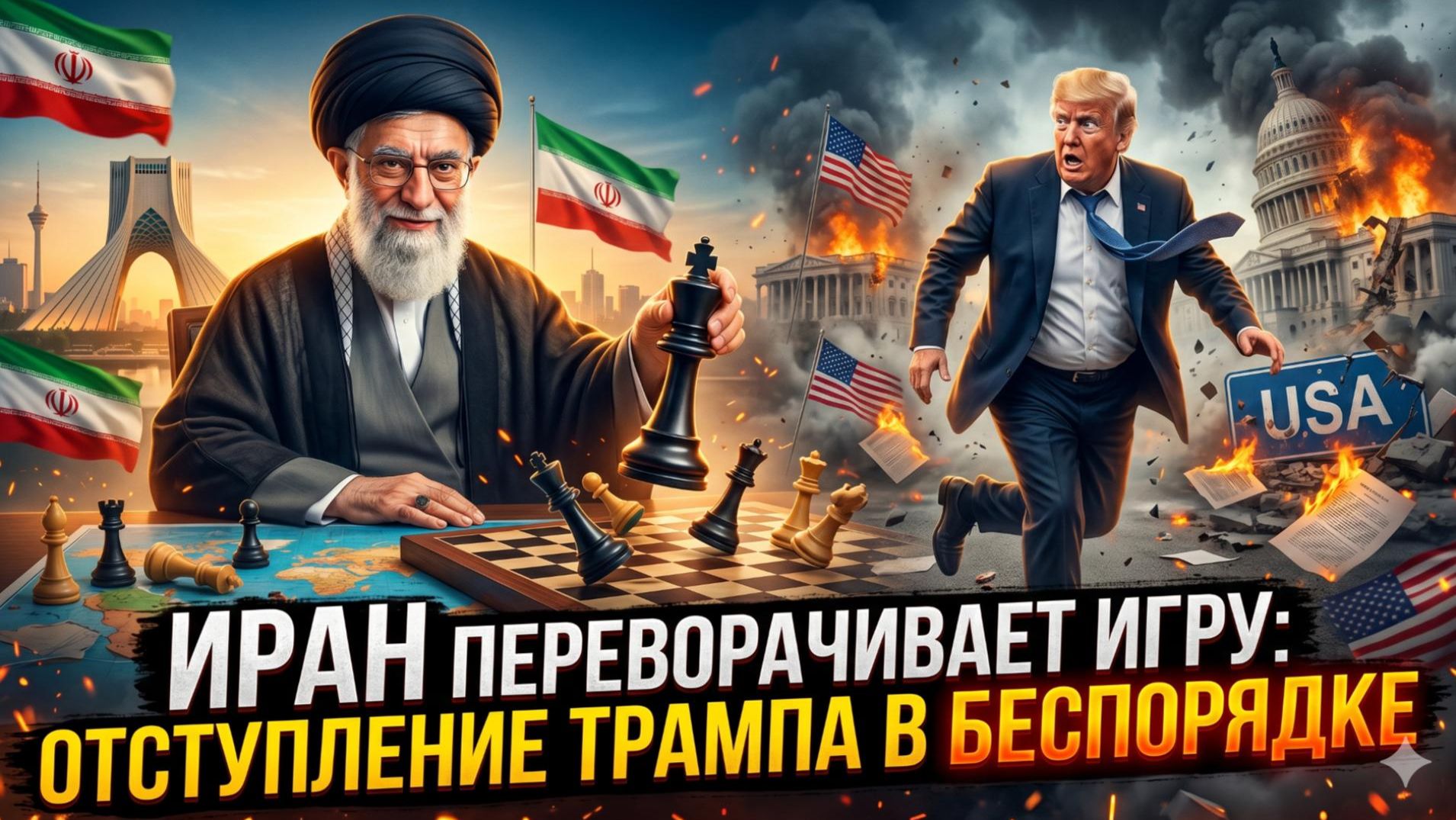 💀Пол Крейг Робертс | Разгром стратегии США:  Иран переиграл Трампа, отступление в панике