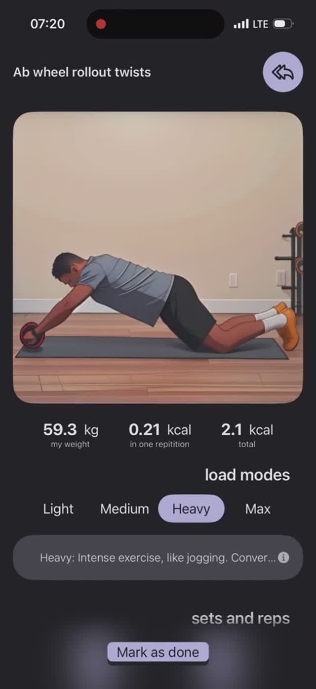 Fitness app for iPhone - Fit&Eat