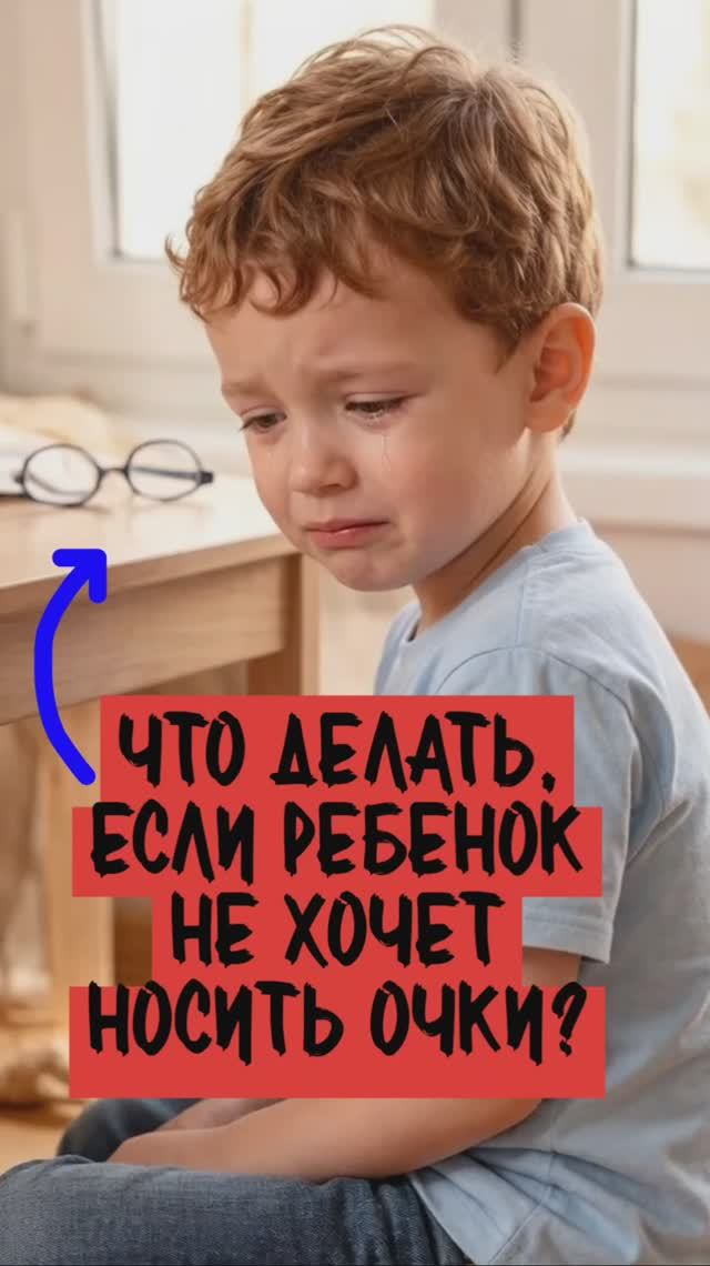 СЕКРЕТНЫЙ приём, который ПОМОЖЕТ вашему ребёнку носить очки без слёз — попробуй уже сегодня!