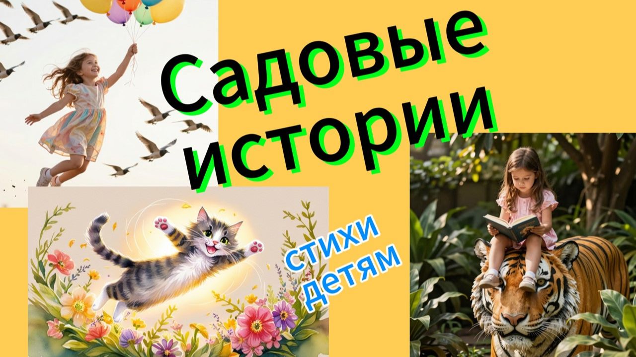Садовые истории. Стихи детям. Рассказы с красивыми картинками. Чудеса в огороде. IL