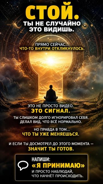 Ты не случайно это видишь