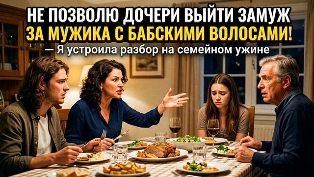Истории из Жизни «Не позволю дочери выйти замуж за мужика с бабским волосами!»