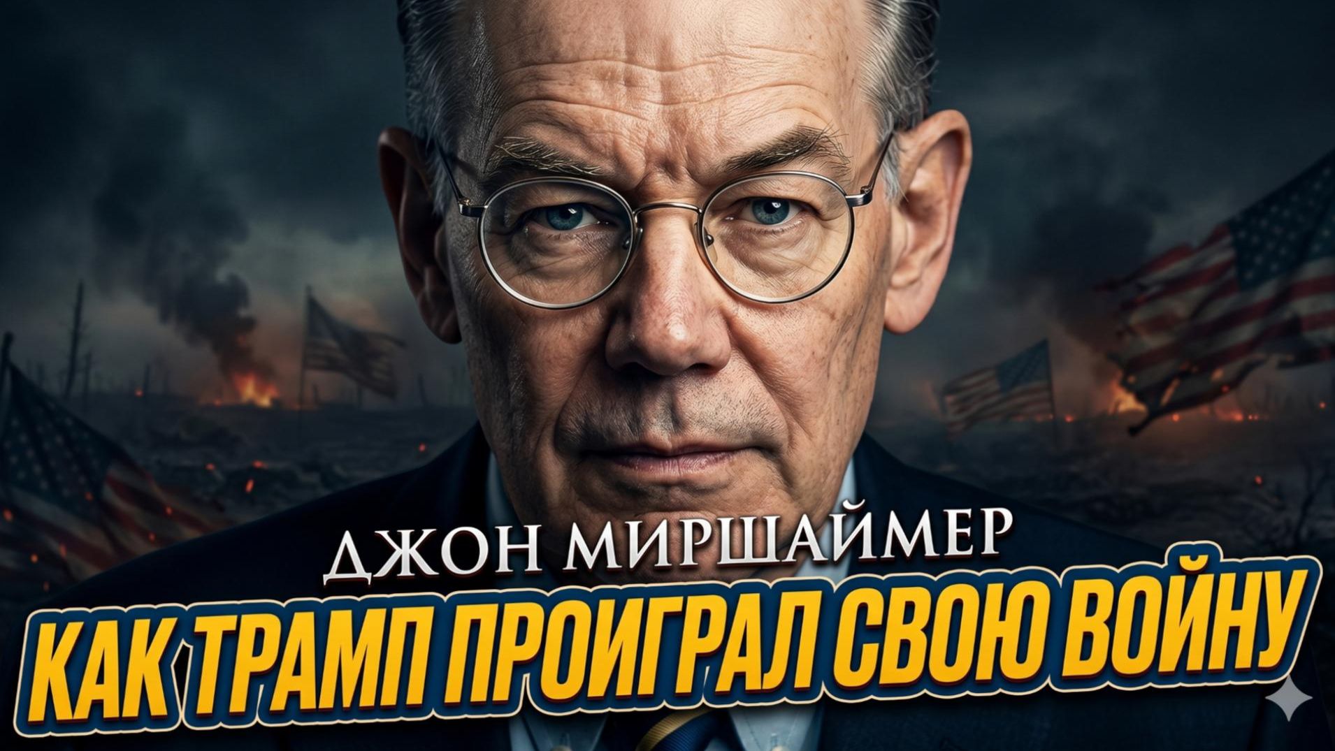 🏆 Джон Миршаймер | Тотальное фиаско. Как Трамп унизительно проиграл свою войну